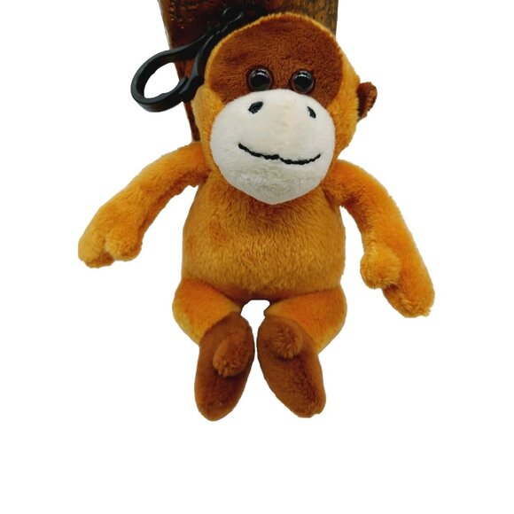 Kcplush | Toys | Kcplush Forest Backpack Pets Plush Monkey Clip 4 Brown ...